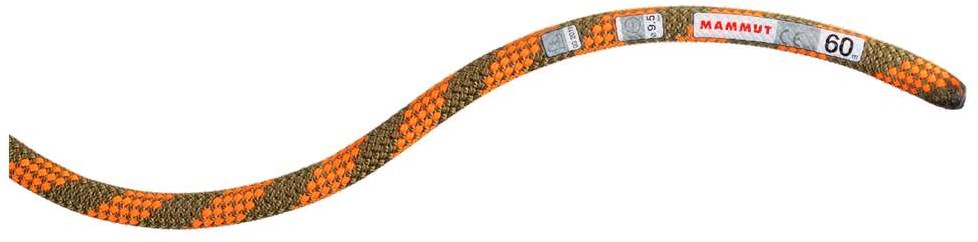 Mammut 9.5 Crag Dry Rope - Dry Duodess - Boa/Safety Orange - 80 m Wir ...