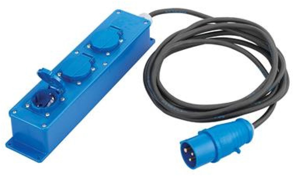 Gimeg Elektra CEE 3-way Junction Box 20m | 8712757328444