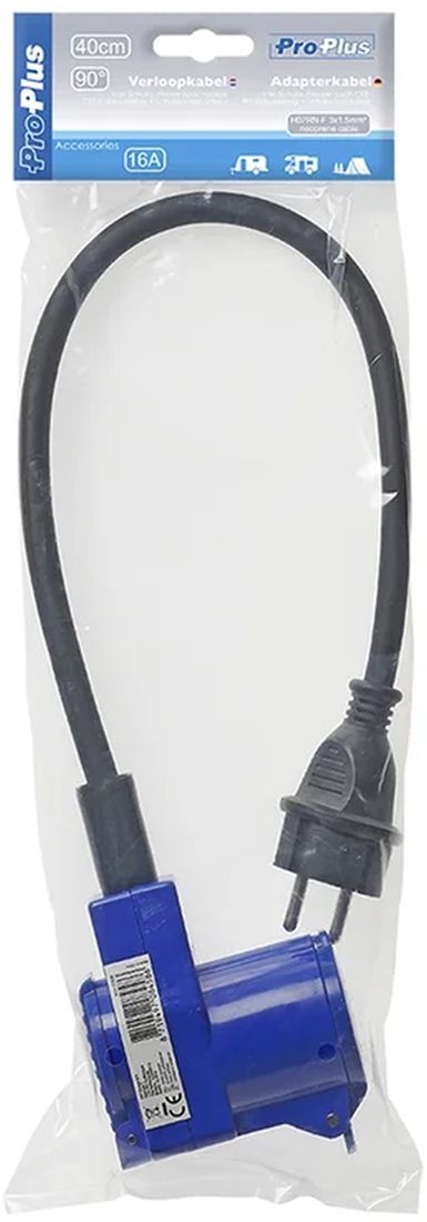 Pro Plus Converter Cable 40cm from Schuko Plug to Angle CEE Counter ...