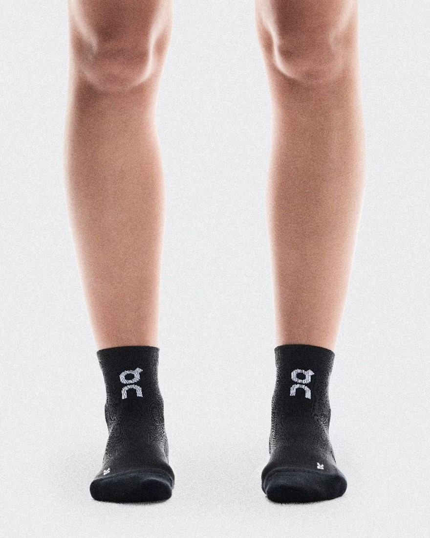 On Core Run Sock Mid - 2 Pair - Black - M Wir sind Ihr Spezialist für ...