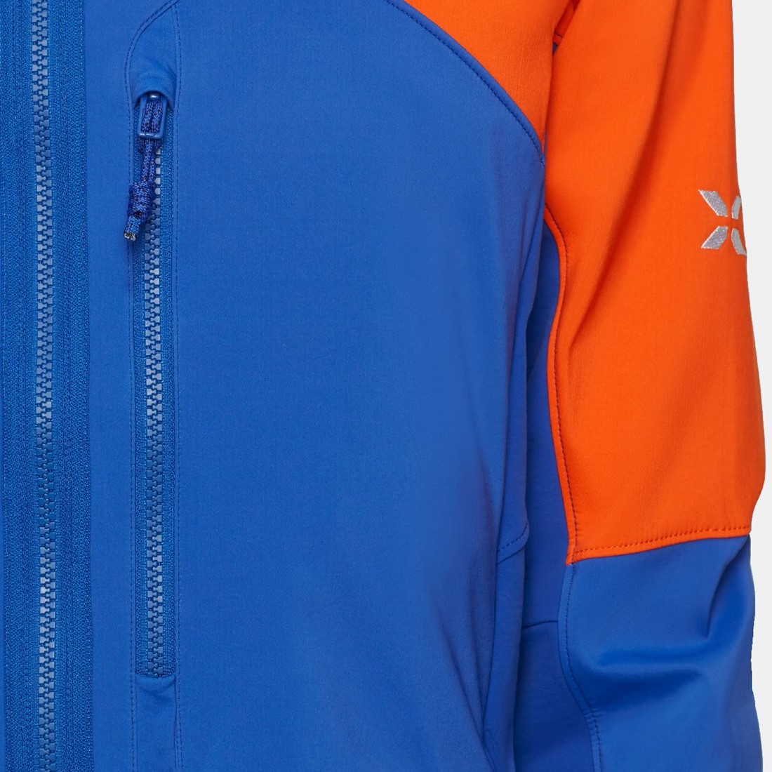 Mammut Eiger Nordwand Pro SO Hooded Jacket M - Eiger Blue/Eiger Orange ...