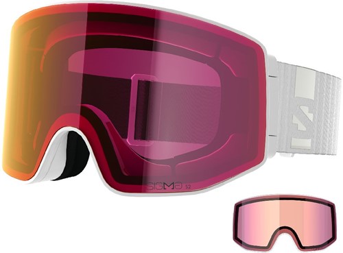 Salomon Sentry Prime Sigma+ - White/Sigma Poppy Red + Sigma Light Blue ...