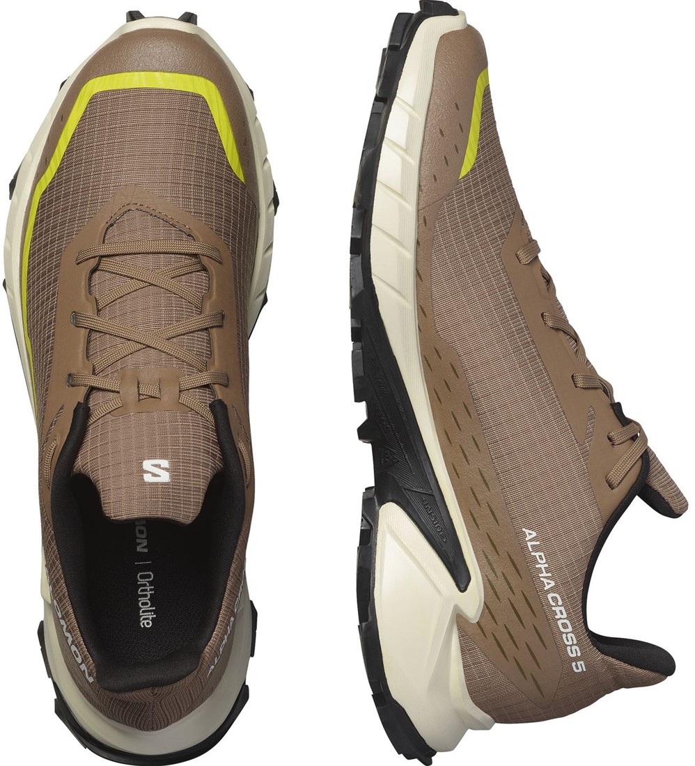 Salomon Alphacross 5 - Caribou/Canteen/Sulphur Spring - 47 1/3 (UK 12 ...