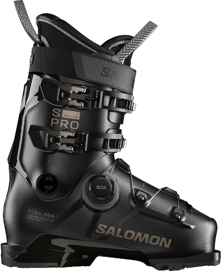 Salomon S/Pro Delta BOA 100 GW - Black/Black/Titanium Metallic Pd - Men ...