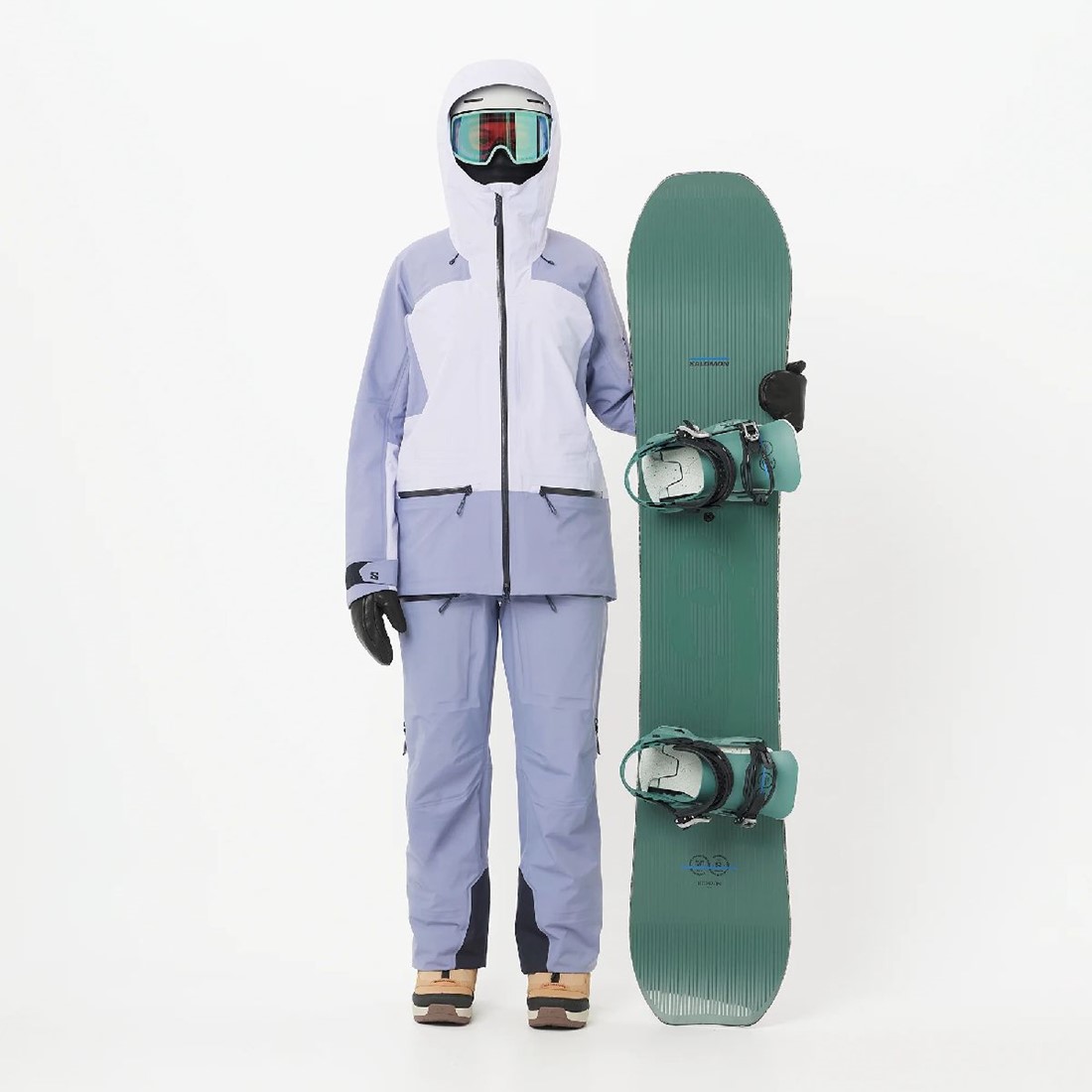 Salomon Sentry Pro Sigma+ - Iceberg Green/Sigma Silver Pink + Sigma Gun ...